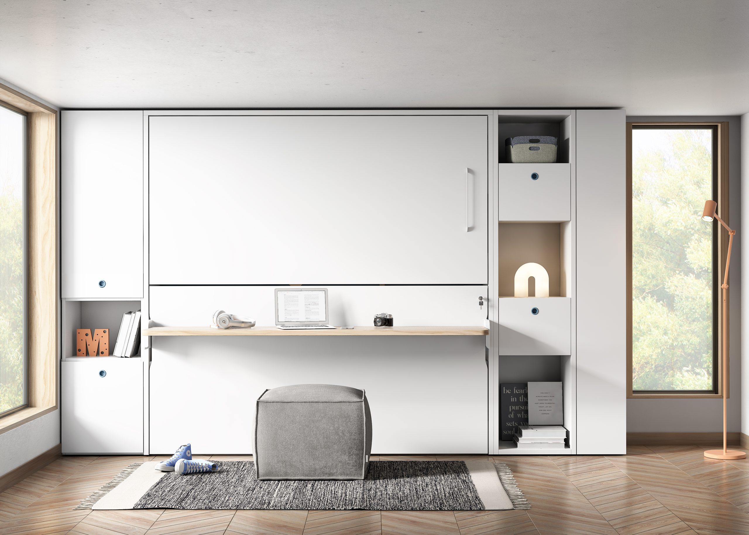 CHILDREN’S BUNK WITH INTEGRATED DESK - Kubbiko