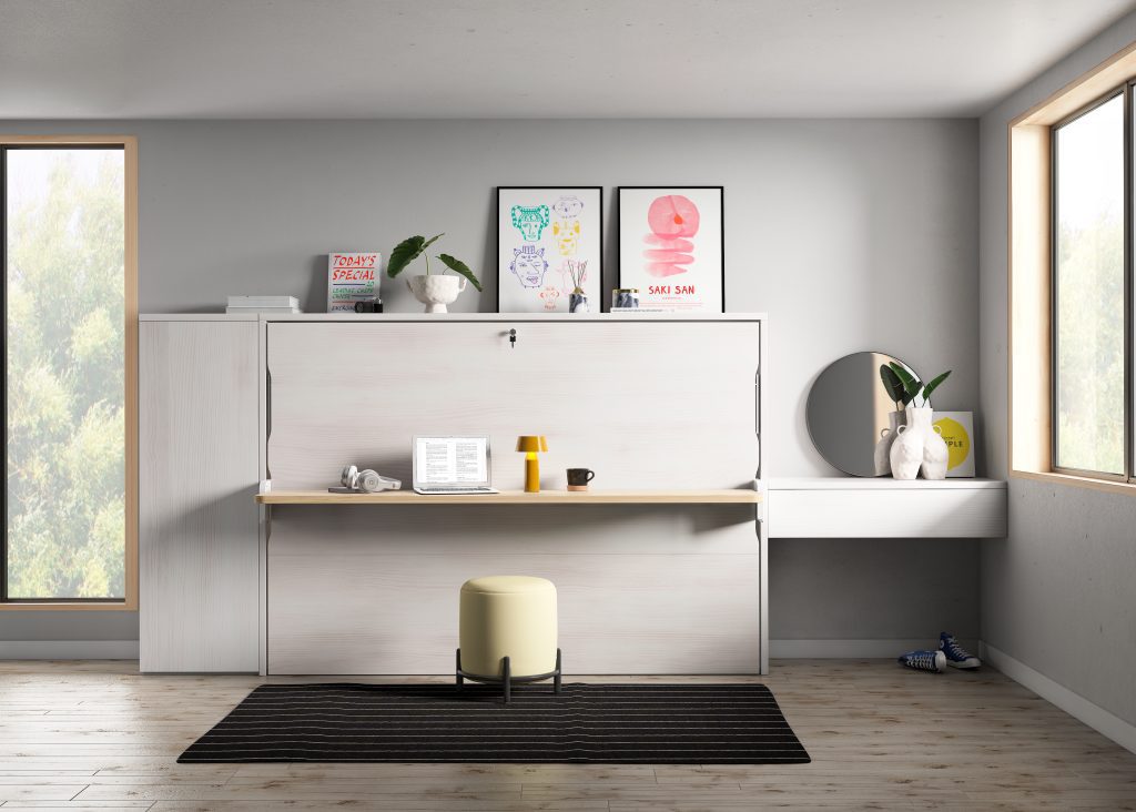 ᐅ Pull-Down Guest Bed with Desk - Kubbiko