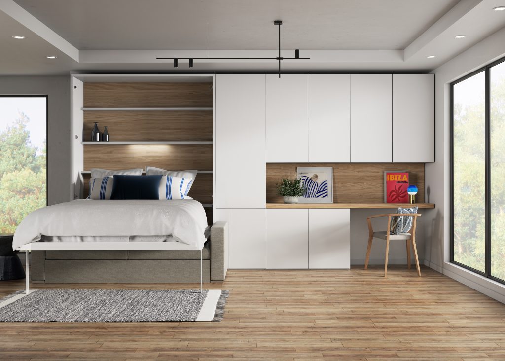 ᐅ Double Wall Bed with storage - Kubbiko